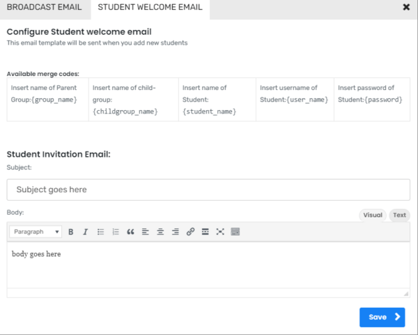classrooms-student-welcome-template - Learning Templates